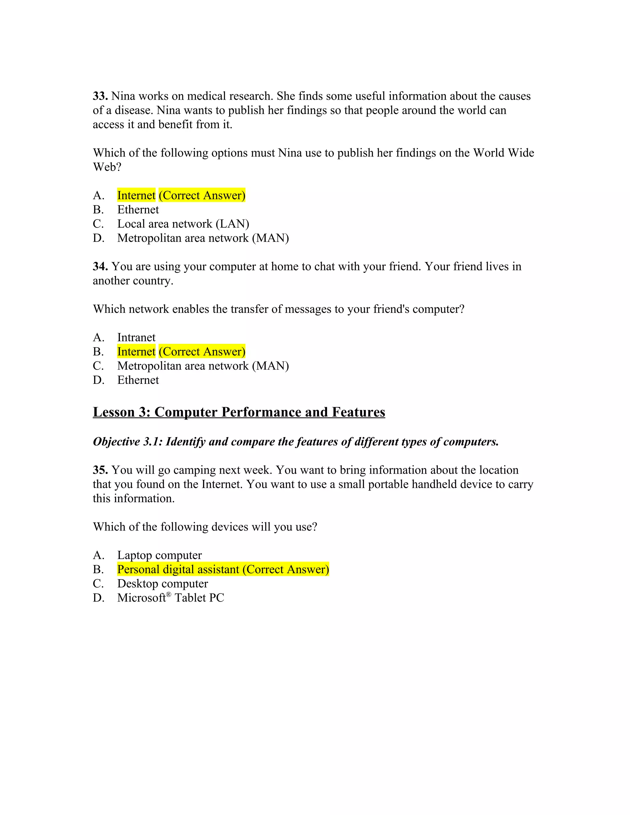 Computer basics tif_key | PDF