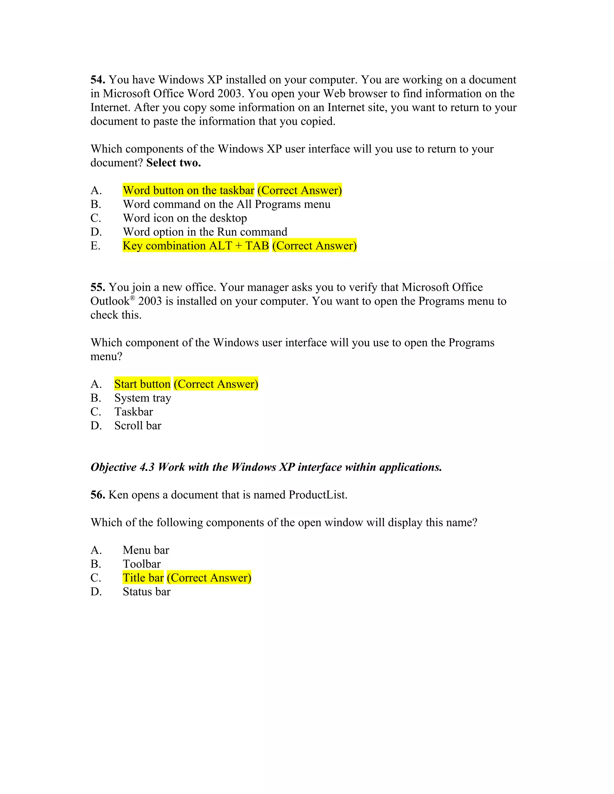 Computer basics tif_key | PDF