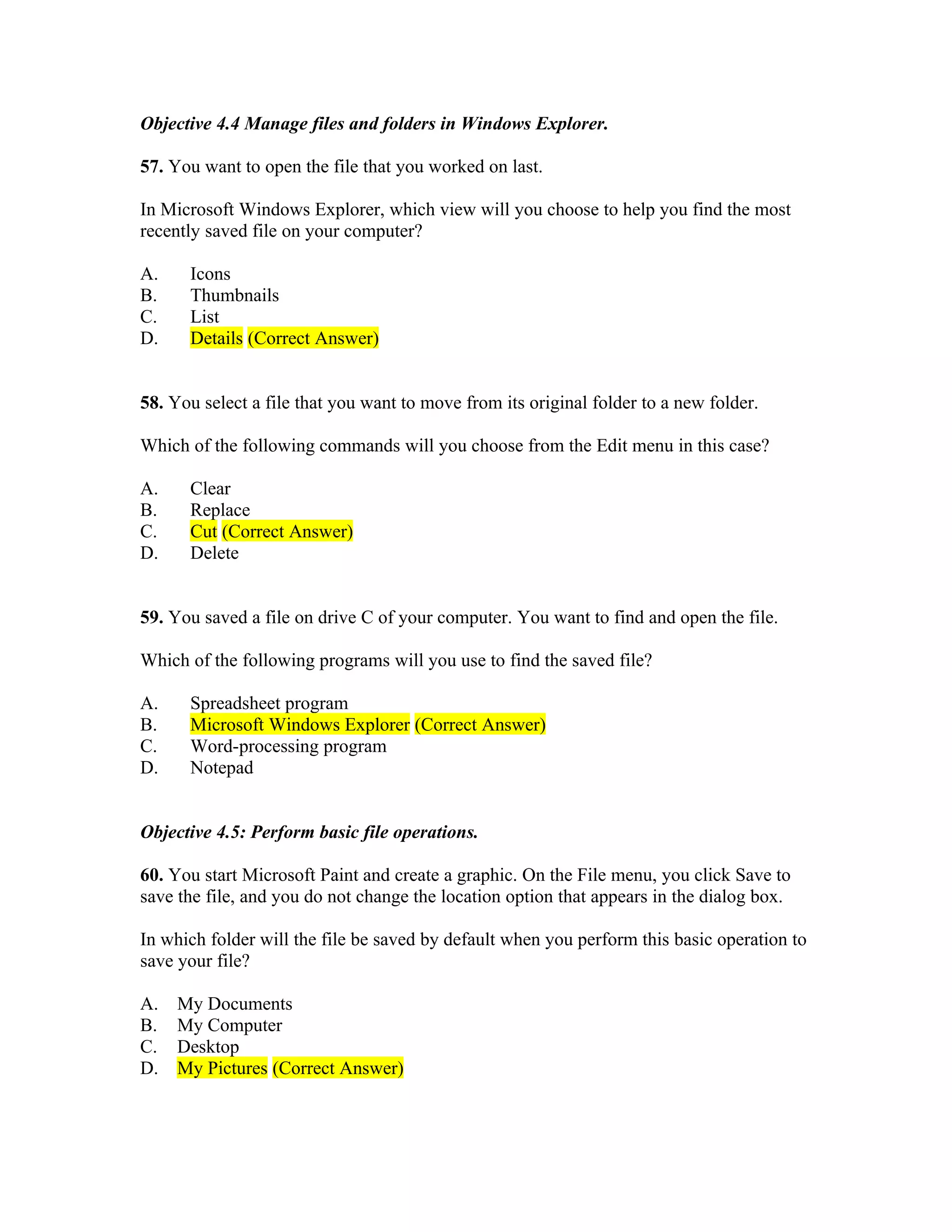 Computer basics tif_key | PDF