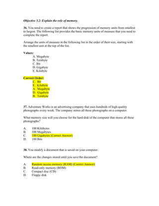 Computer basics tif_key | PDF