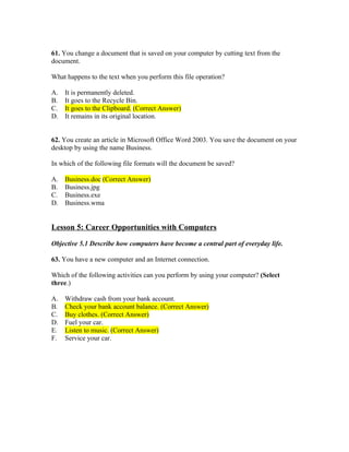 Computer basics tif_key | PDF