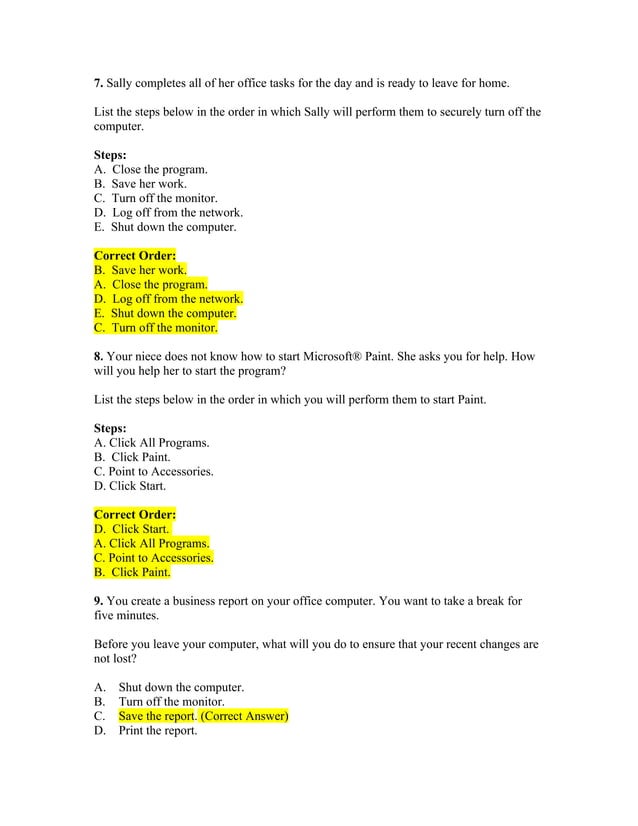 Computer basics tif_key | PDF