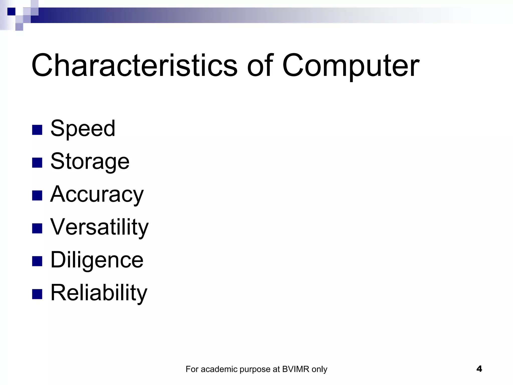 Computer basics unit-1 | PPTX