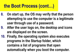 Computer Computer Booting Topic two.ppt | Operating Systems | Computer ...