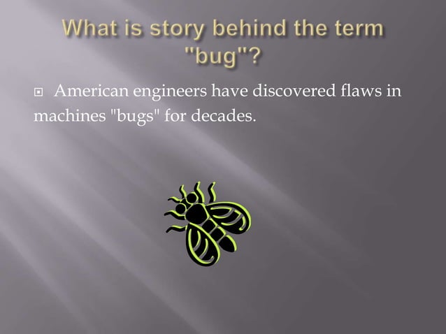George - Computer Bug | PPTX | Computing | Technology & Computing