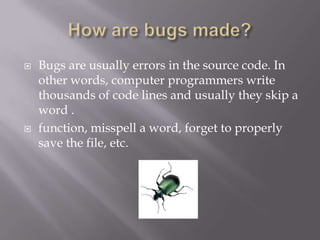 George - Computer Bug | PPTX | Computing | Technology & Computing