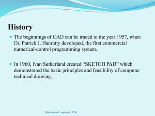 Computer Cad Presentation (computer aided design) | PPTX