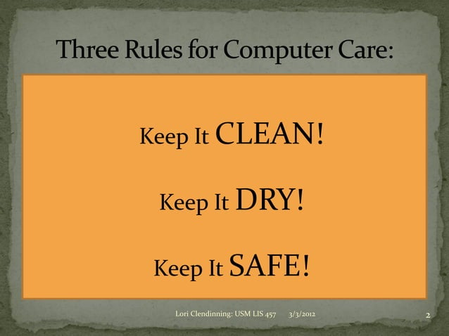 Computer Care for Kids | PDF