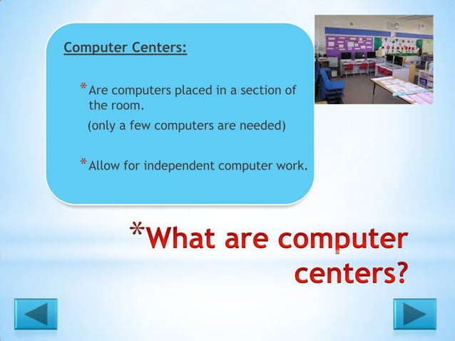 Computer centers | PPT