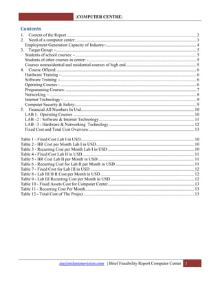 Computer Training Center | PDF