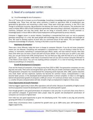 Computer Training Center | PDF