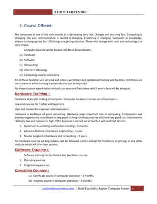Computer Training Center | PDF