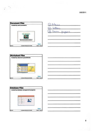 Computer chapter 1 slide notes | PDF