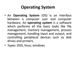 Fundamentals of Computers | PPT