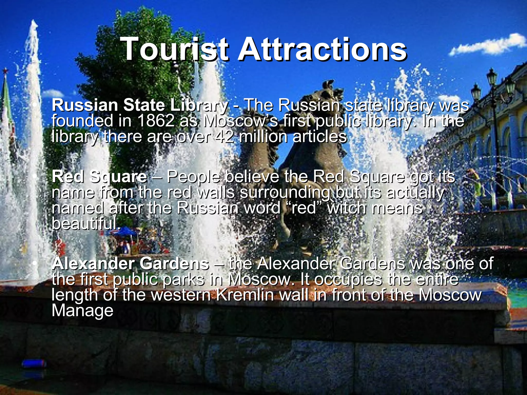 Russia project | PPT