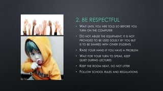 Computer class rules | PPTX