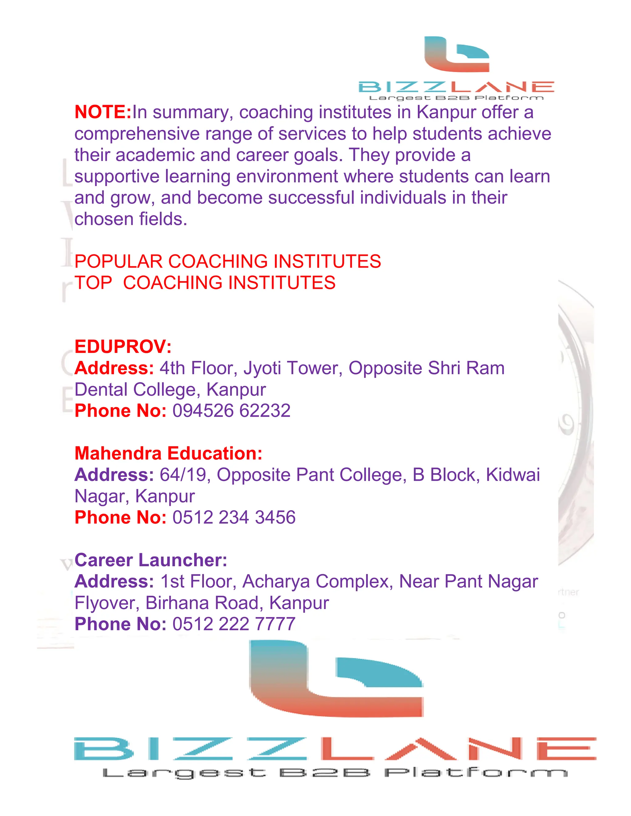 Computer Coaching center | PDF