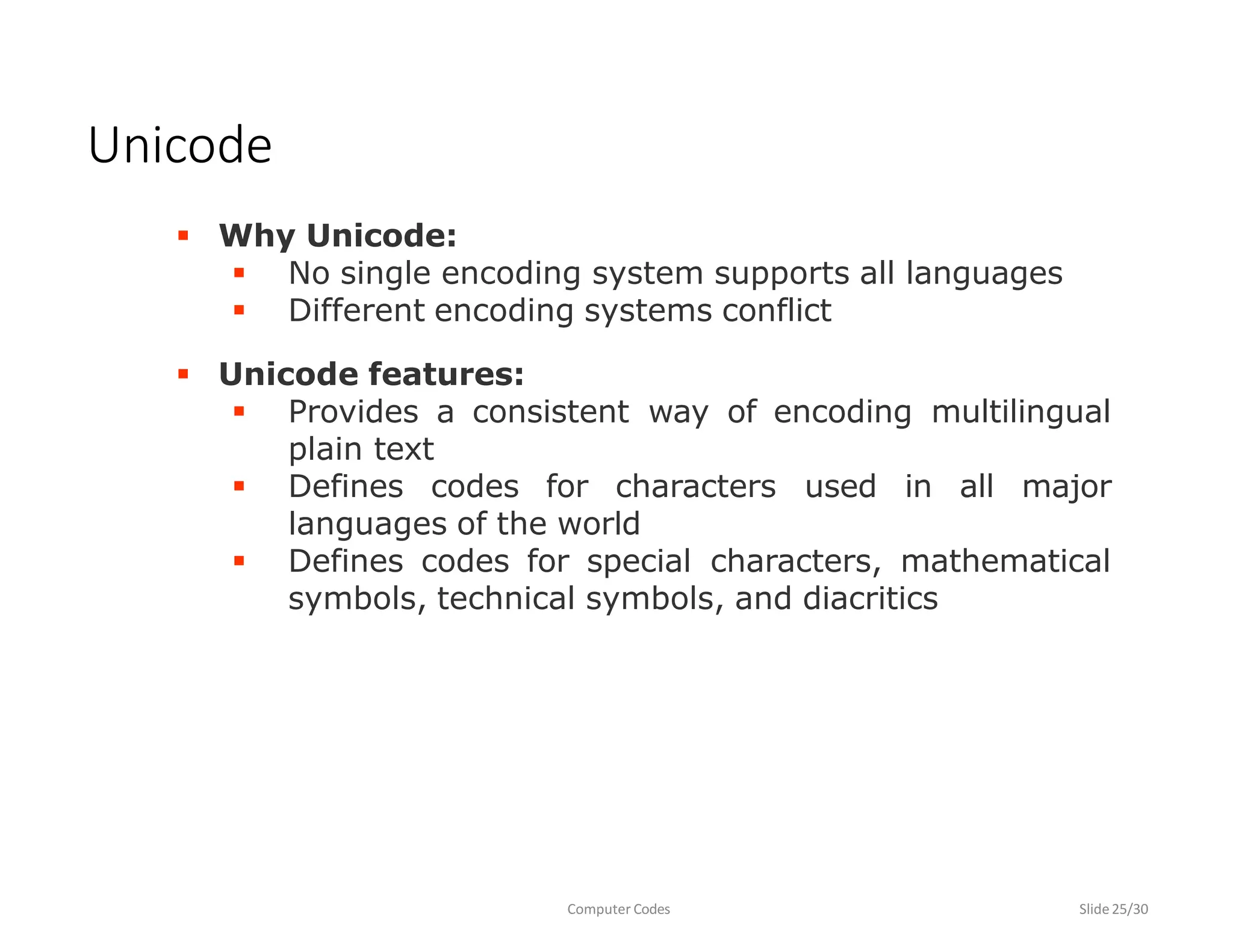 Computercodes Bcd Ebcdicasciiunicode Pptx Computing