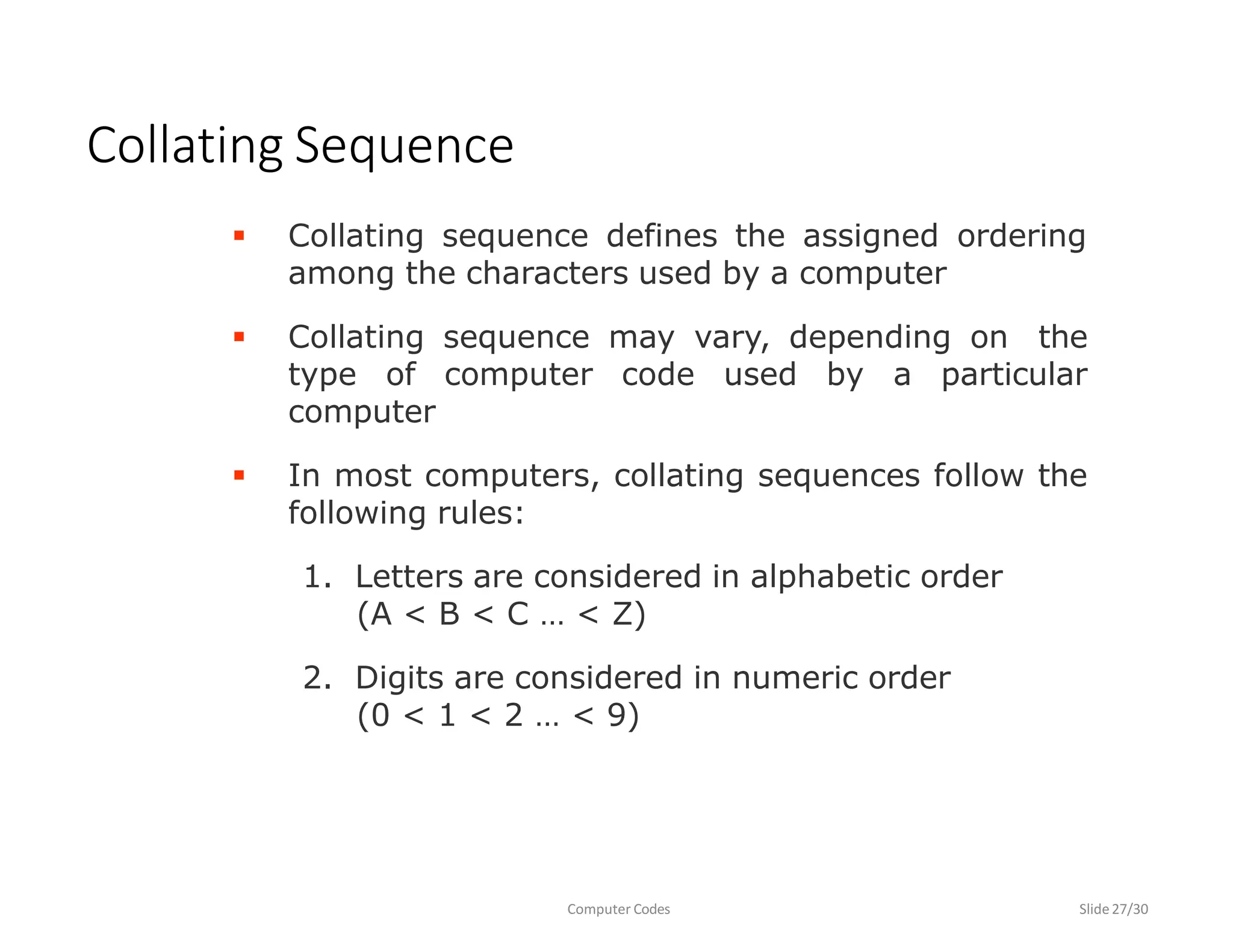 Computercodes Bcd Ebcdicasciiunicode Pptx Computing
