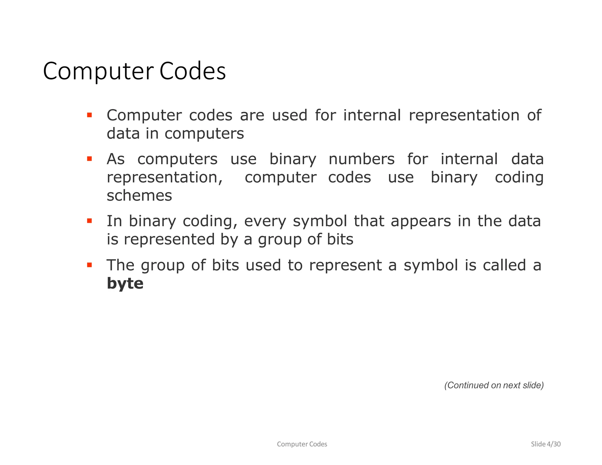 computercodes, BCD, EBCDIC,ASCII,UNICODE | PPTX