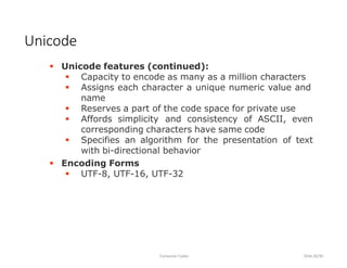 computercodes, BCD, EBCDIC,ASCII,UNICODE | PPTX | Computing | Technology & Computing