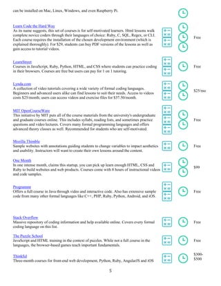 Computer coding resources for your library | PDF | Shareware and ...