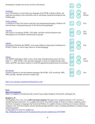 Computer coding resources for your library | PDF | Shareware and ...
