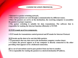 Communication Protocol - R.D.Sivakumar | PPTX | Internet | Computing