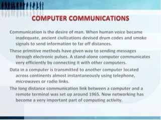 Computer communication | PPTX