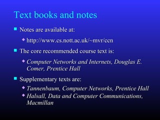 Computer communications and networks | PPT