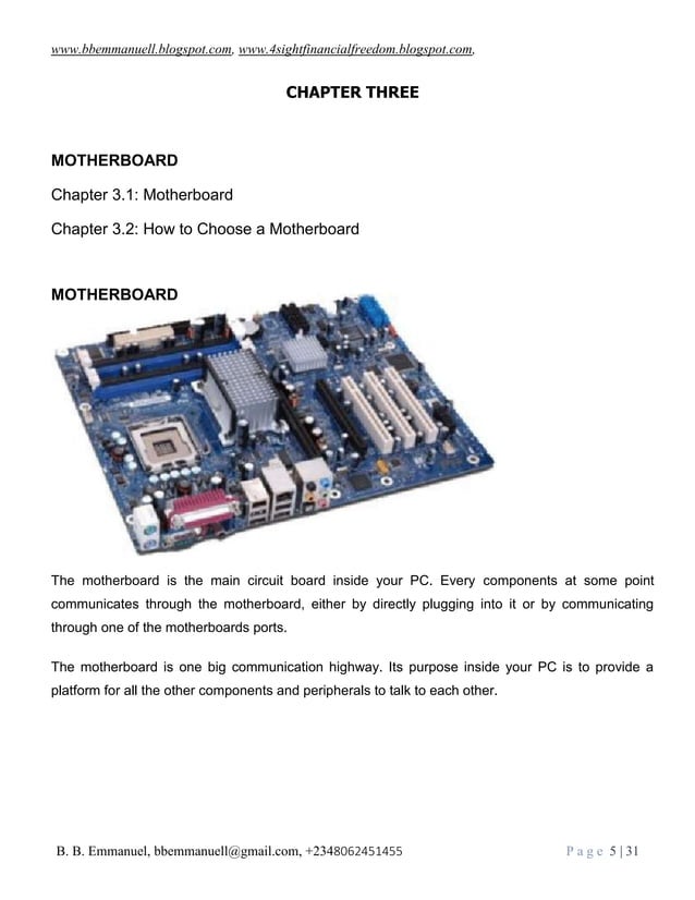 Computer components | PDF