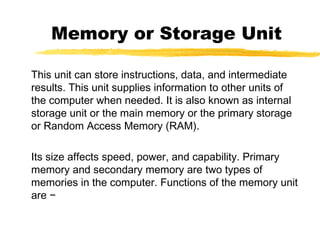 Computer components | PPT