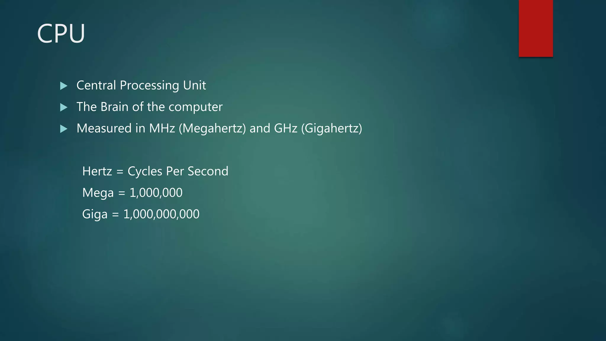 Computer components | PPT