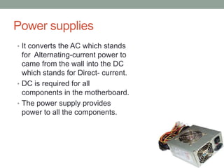 Unit 3 - Computer Components (P1) | PPT