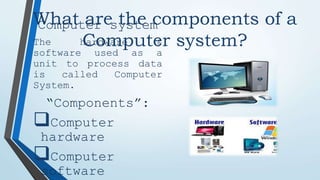 Computer Components (By Inam & Mujeeb)(2).pptx | Operating Systems ...