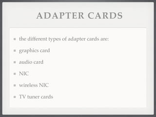 Computer components presentation cisco | PPT