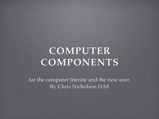 Computer components presentation cisco | PPT