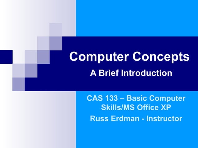 Computer Concepts | PPT