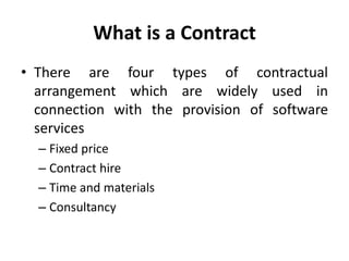 computer contracts and professional ethics | PPTX