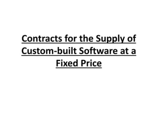 computer contracts and professional ethics | PPTX