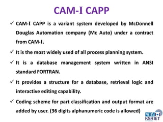 Computer control in process planning Unit 4 (ME CAD/CAM) | PDF