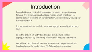 Computer control using hand gestures | PPTX