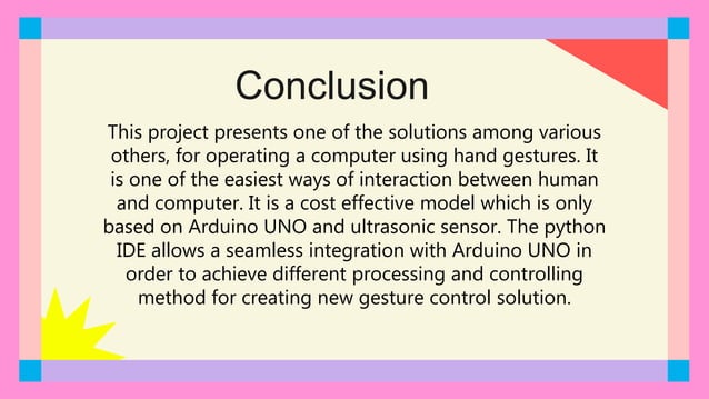 Computer Control Using Hand Gestures