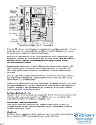 Computer conversion s_synchro_amplifiers_specsheet | PDF