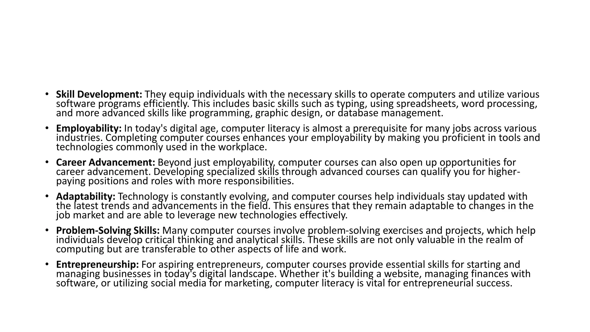 Computer Course In Hamirpur.pptx Excellence technology | PPTX