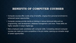 Basic Computer Course In Mahad {Raigad}. | PPT