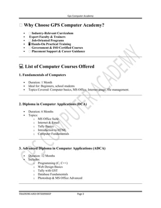 📘 Computer Courses Offered at -Gps.docx