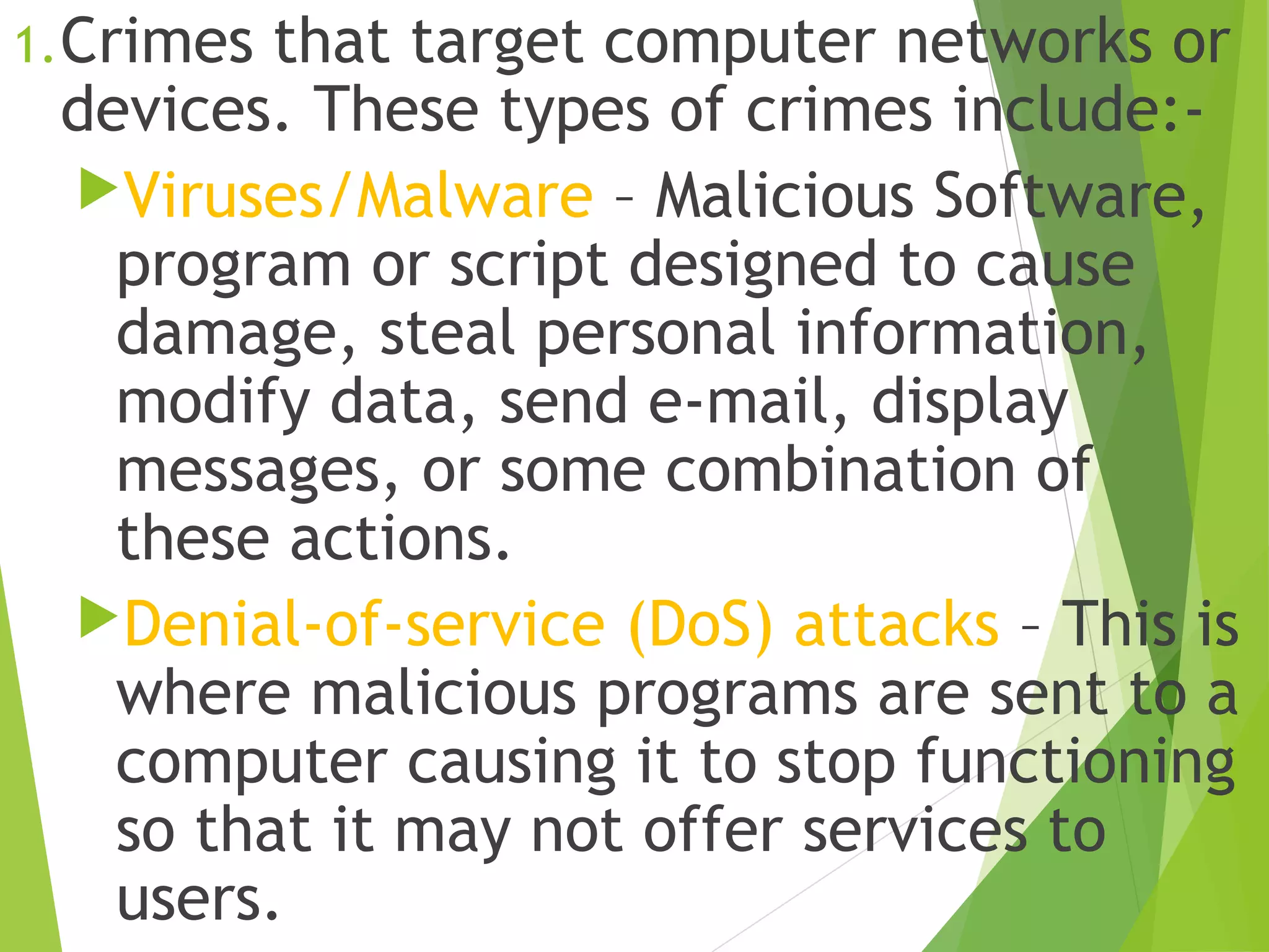 Computer crime | PPT