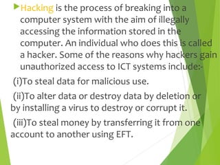 Computer crime | PPT