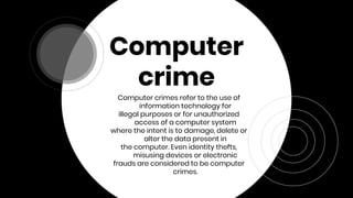 Computer crime | PPT